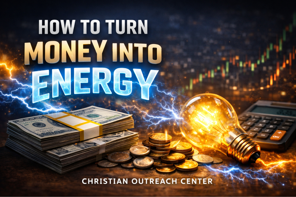 How to Turn Money Into Energy – Christian Outreach Center